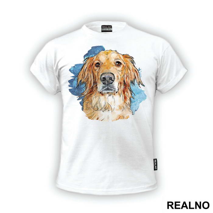 GOLDEN RETRIEVER BLUE SPLASH - ŽIVOTINJE - MAJICA