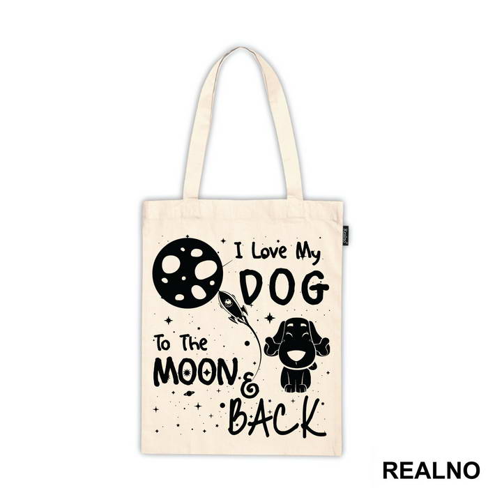 I LOVE MY DOG TO THE MOON AND BACK - STARS - PAS - DOG - CEGER