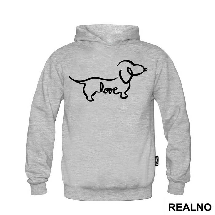 WIENER DOG - LOVE - PAS - DUKS