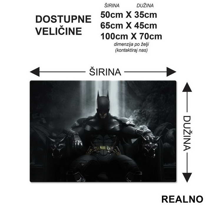 SITTING - BATMAN - PODMETAČ ZA STO