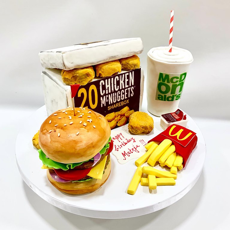 Prodavnica poklona - Torta za rodjendan – Mc Donalds – 2