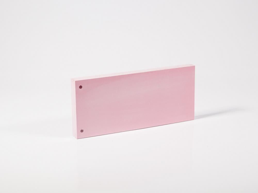 Pregradni karton za registratore Roze 100mm x 230mm