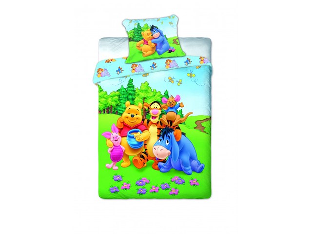 Posteljina za decu Winnie the Pooh  160x200+70x80cm-5904003371561