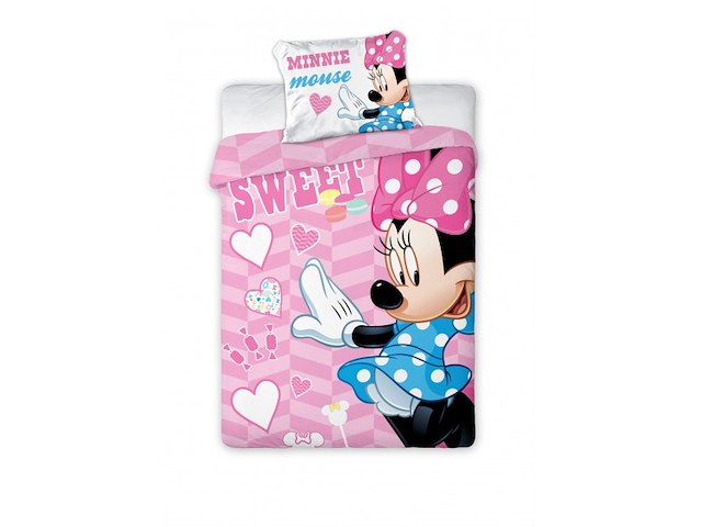 Posteljina za bebe Minnie 100x135+40x60cm - 5907750541843