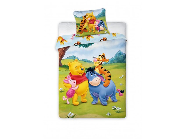 Posteljina za bebe Winie the Pooh 100x135+40x60cm - 5907750546244