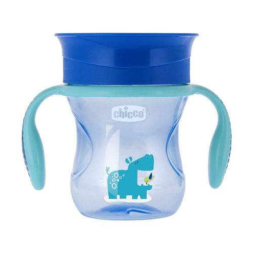 Chicco no spill čaša Perfect 360 stepeni,12+,plava