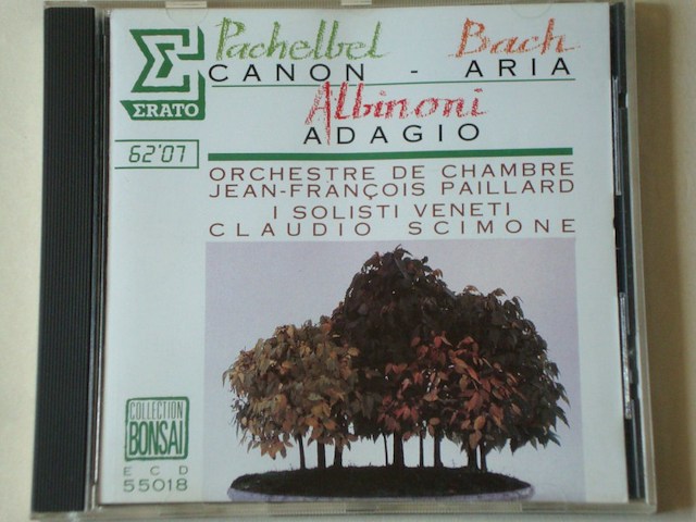 Pachelbel: Canon, Bach: Aria, Albinoni: Adagio