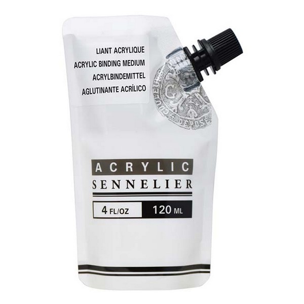 Sennelier Acrylic binding medium- doypack 120 ml
