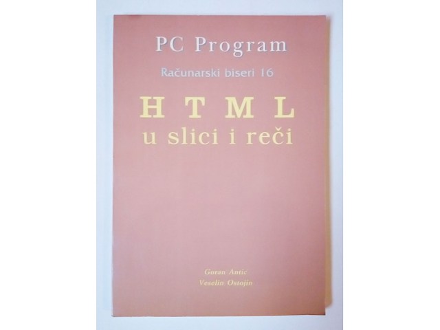 HTML u slici i reci