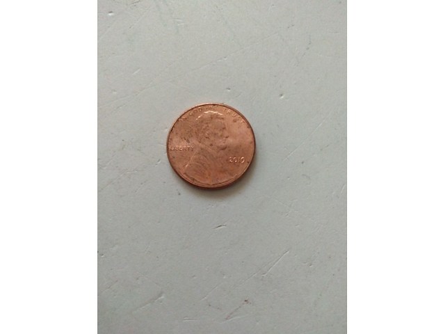 One cent, USA, 2019.