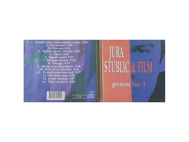 Jura Stublić &; Film – Greatest Hits 1 CD