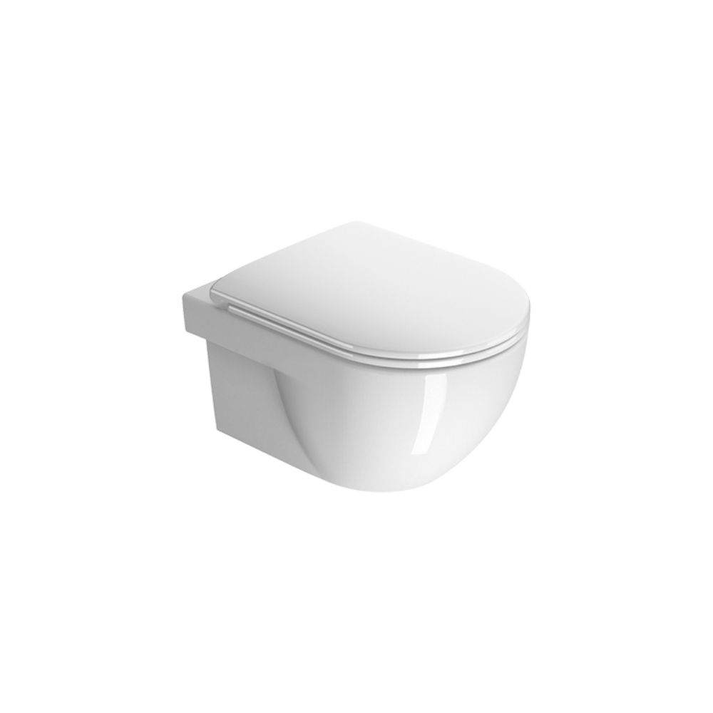 Komplet WC šolja i soft-close daska City Pro, dimenzija 52×35, bela, GSI