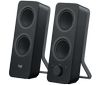 Logitech Z207, 2.0, 5 Watts RMS/10 Watts Peak power, Bluetooth, black