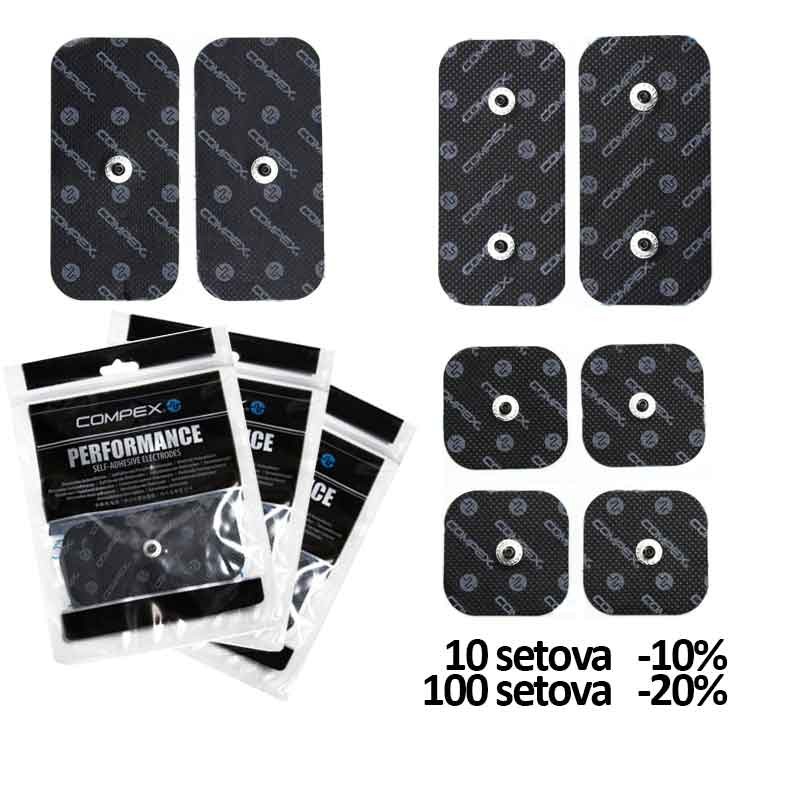 Setovi Compex Easy Snap elektroda 10kom/100kom