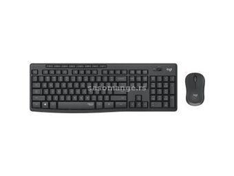 Logitech MK295 Silent crni bežični komplet tastatura+optički miš