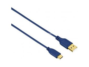 Hama (135785) kabl za punjač USB A (muški) na USB Type C (muški) 0.75m plavi