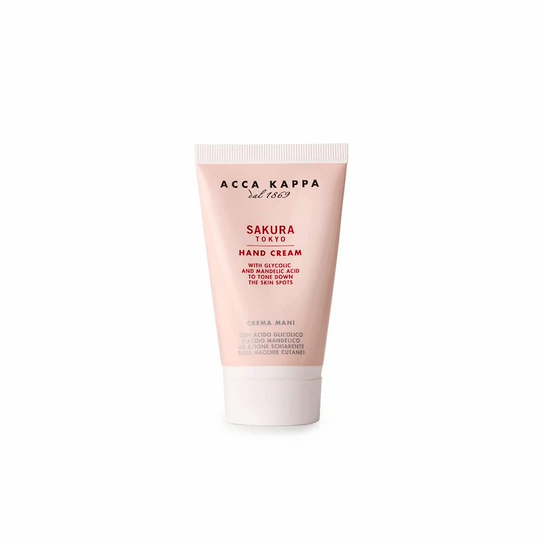 Acca Kappa Sakura Tokyo Hand Cream 75ml – Hranljiva krema za ruke
Acca Kappa Sakura Tokyo Hand Cream 75ml – Hranljiva krema za ruke