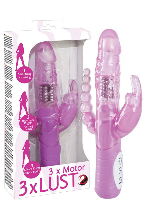 Rotirajući zeka vibrator za trostruku stimulaciju YOU2T00244/ 6071