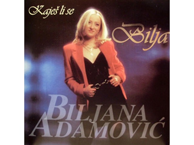 Biljana Adamović Bilja – Kaješ Li Se CD 1999
