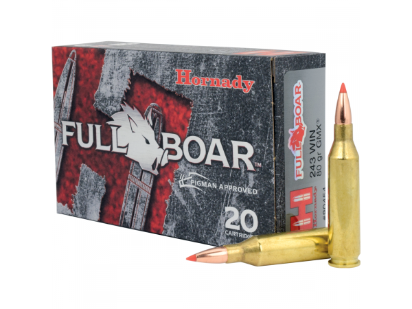 KARABINSKI METAK HORNADY .243 WIN. 80GR GMX - 5,18 g