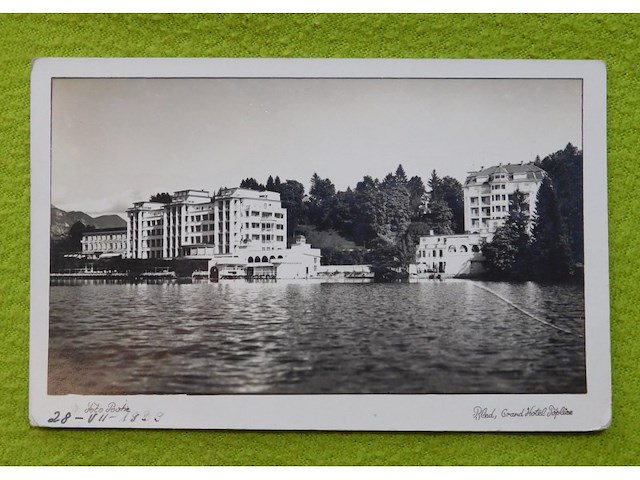 Slovenija - Bled , Grand Hotel Toplice 1939