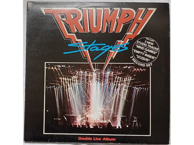 TRIUMPH  -  2LP STAGES  DOUBLE  LIVE  ALBUM