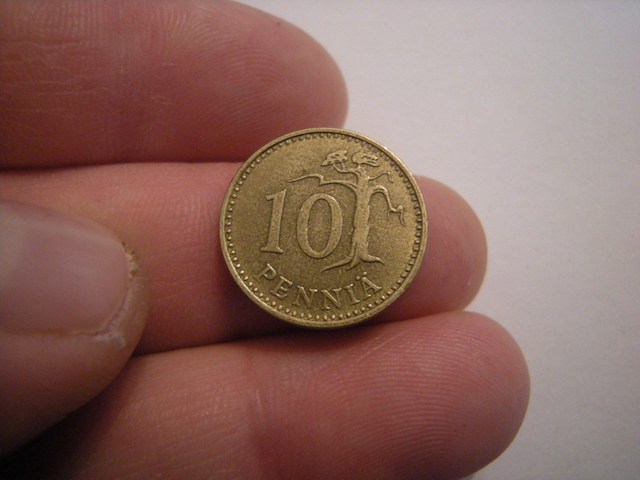 10 penija 1967 god. Finska