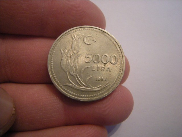 5000 lira 1994 god. Turska