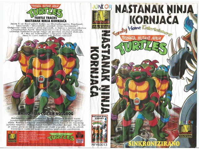 Nindža kornjače TMNT (stare) DVD kolek.(novo nekoriš)