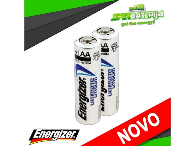 Baterija 1.5V AA Lithium Energizer L92 LR6