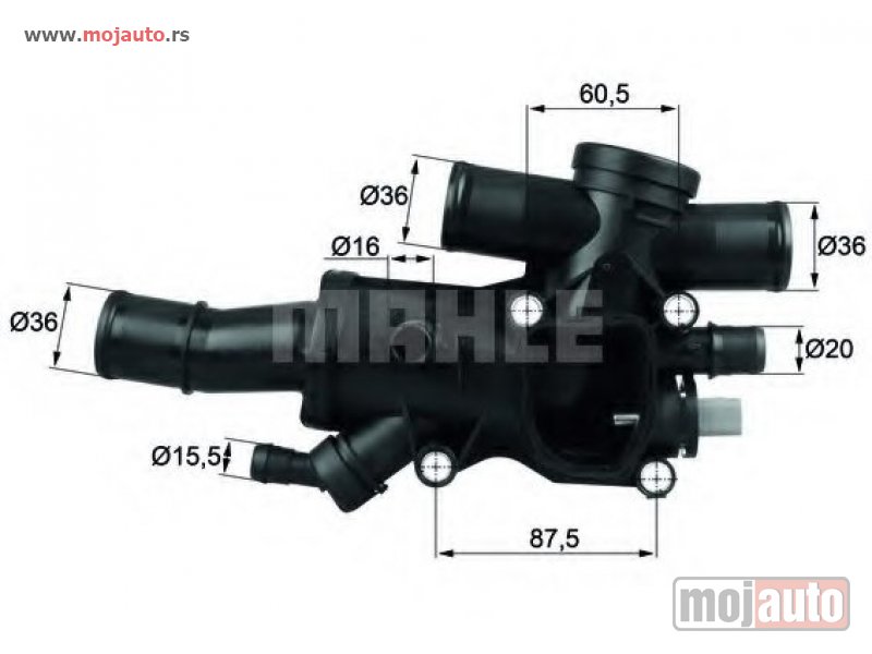 Termostat 20hdi 100kw Peugeot / Citroen