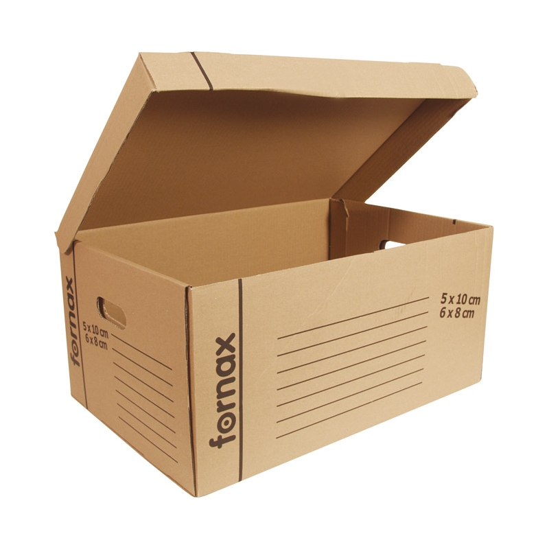 Kutija arhivska-kontejner za arhivske kutije sa spojenim poklopcem Fornax 41280 braon