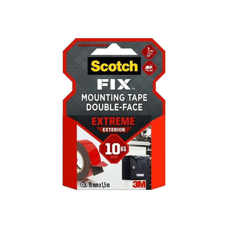 Traka za montažu Scotch EXTREME 4002, 19mm x1,5m Scotch