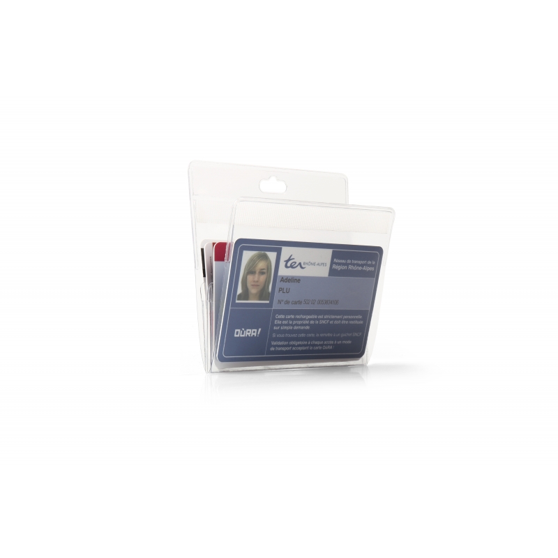 Multibadge holder za 4 ID kartice - 93x94 mm 1/10 Tarifold transparent