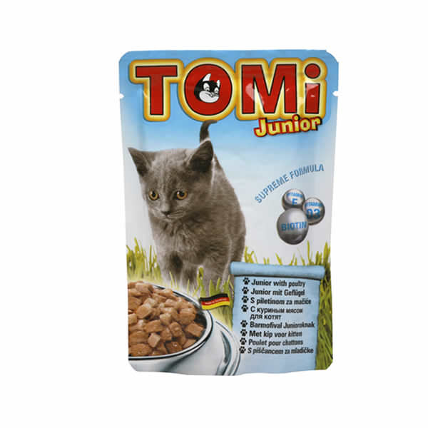 Tomi Vlažna hrana u vrećici za mačiće Junior, 100gr
