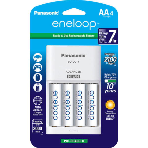 Panasonic punjac (7h)
sa 4 bat. Eneloop AA