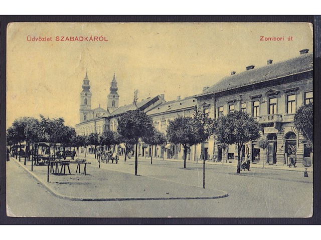 subotica szabadka - somborski put 1912