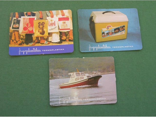Jugoplastika Termoplastika, džepni kalendari za 1980.