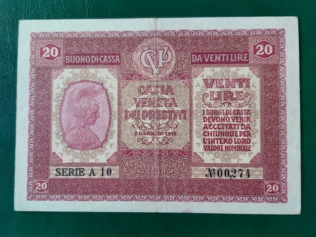 20 LIRA 1918