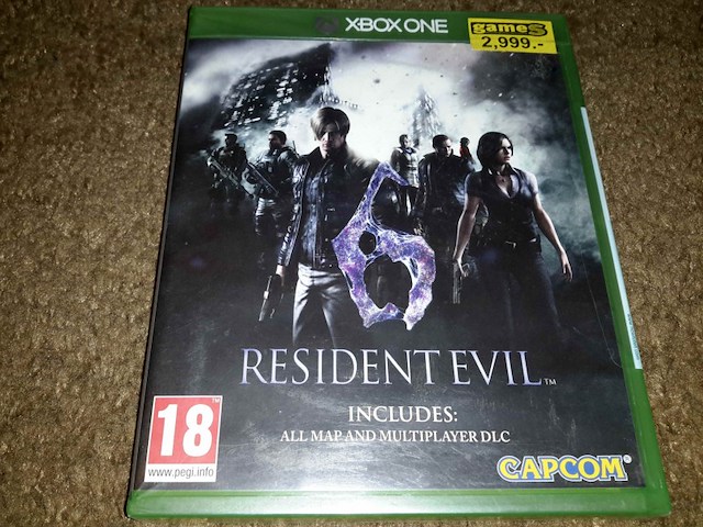 Resident evil 6 , Xbox One , U CELOFANU
