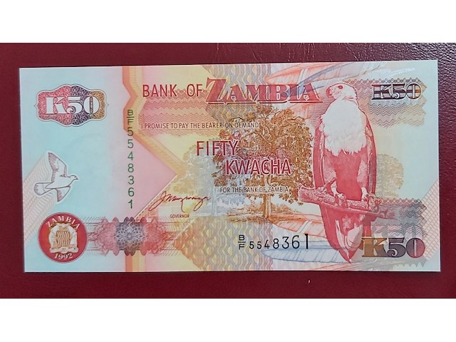 Zambia 50 KWACHA 1992