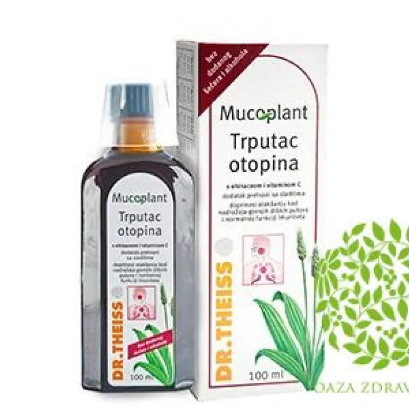 MUCOPLANT SIRUP SA BOKVICOM, EHINACEOM I VITAMINOM C 100ml