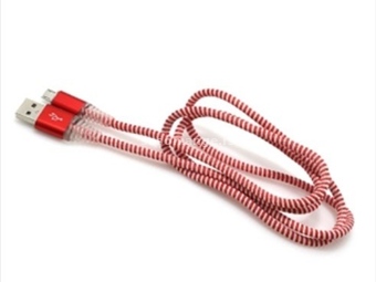 USB kabal za punjenje/konekciju Android mobilnih telefona-USB data kabal LED micro crveni-