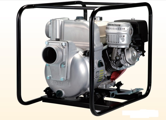 KOSHIN profesionalna motorna pumpa za muljnu vodu KTH-100X, honda motor 9.7KS, 1600l/min