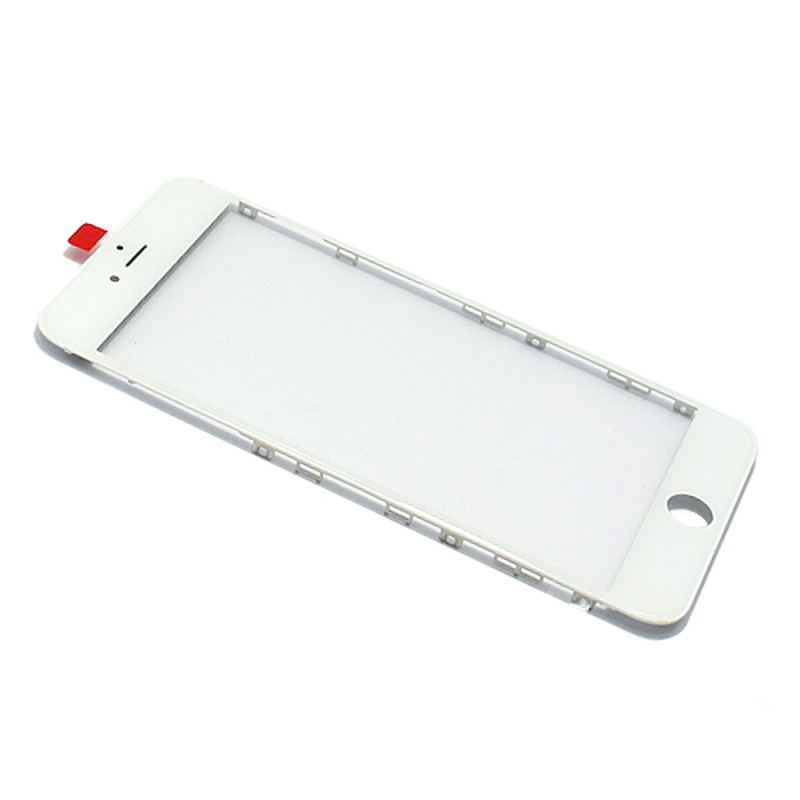 Staklo touch screen-a za Iphone 6S PLUS sa frejmom + oca white