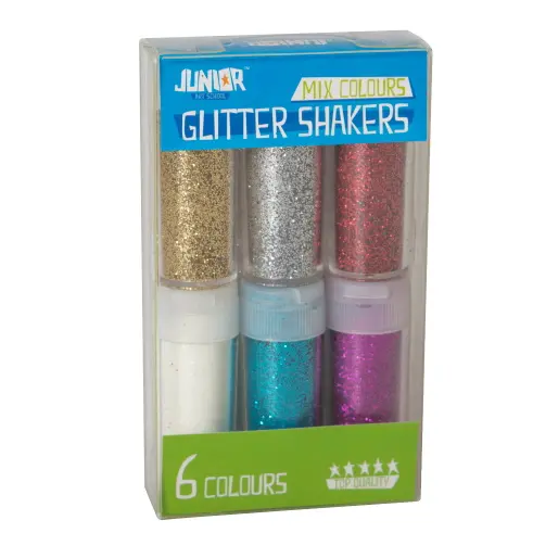 Šljokice GLITTER SHAKERS MIX 6 boja Star Light 137880, Junior