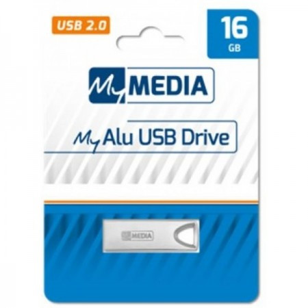 Mymedia 16GB flash drive 2.0 metalni my alu privezak ( UFMM69272 )