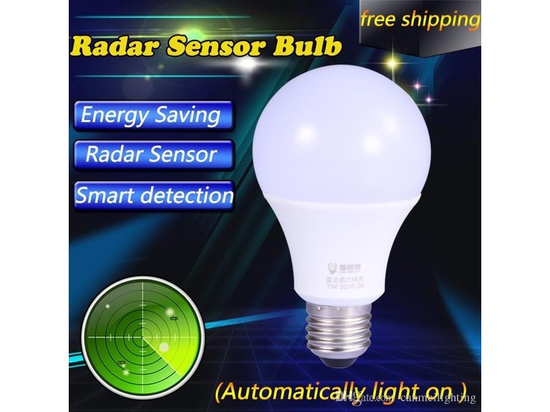LED Sijalica 7W sa Senzorom Radar detektor pokreta