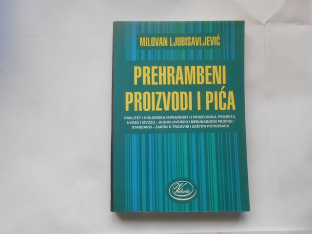 Prehrambeni proizvodi i pića, M.Ljubisavljević, velarta