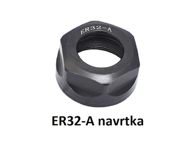 Navrtka ER32 model A - M40x1,5mm